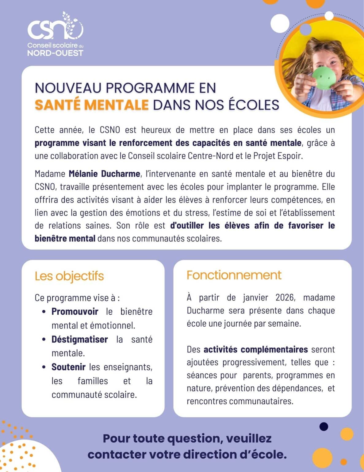 À partir de janvier 2026 - CSNO