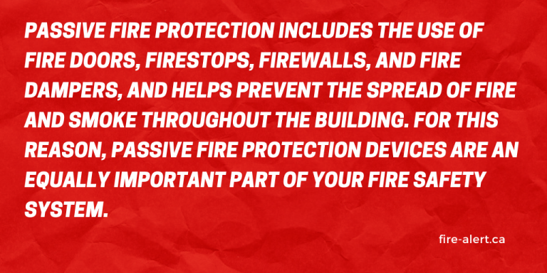 What is the Difference Between Active and Passive Fire Protection ...