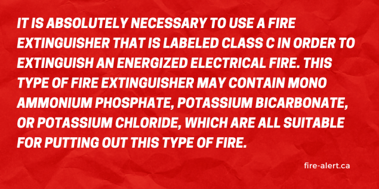 What is a Class C Fire? - Fire-Alert