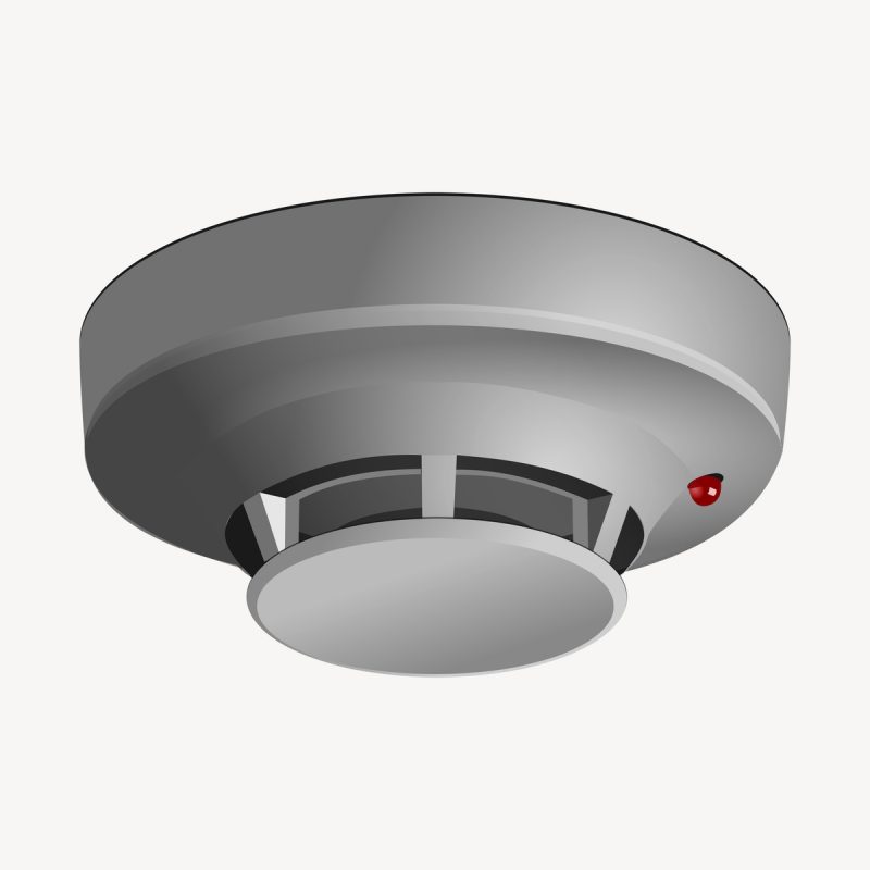 Smoke detector clipart, tech object illustration. Free public domain ...